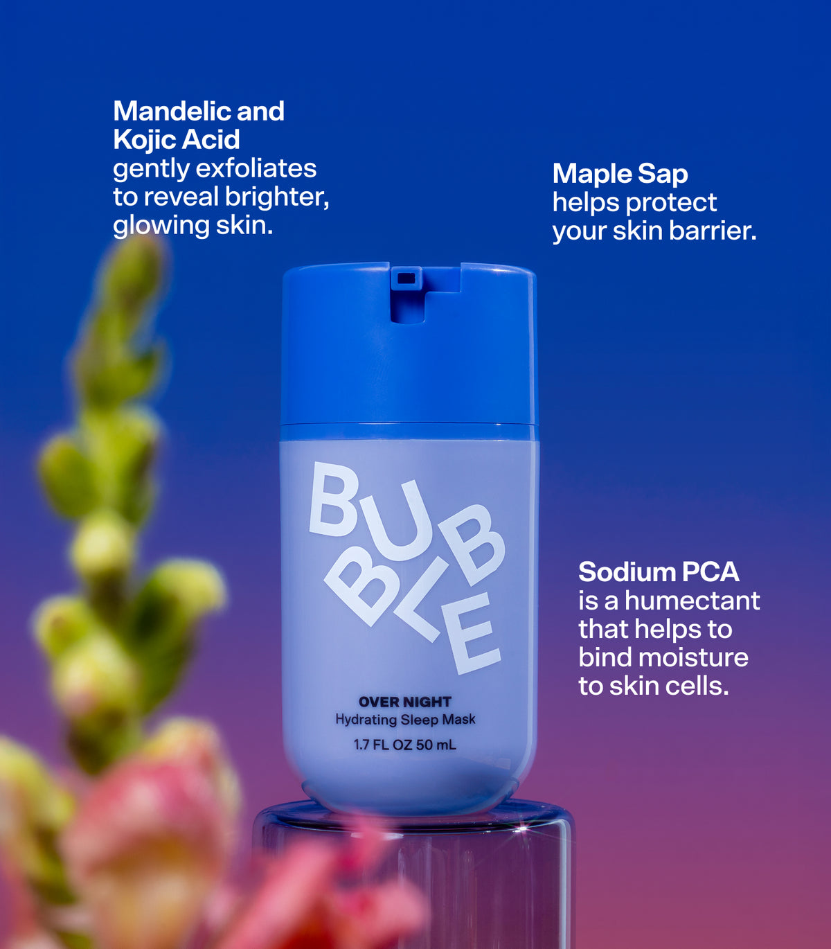 Bubble Skincare | Over Night Hydrating Sleep Mask